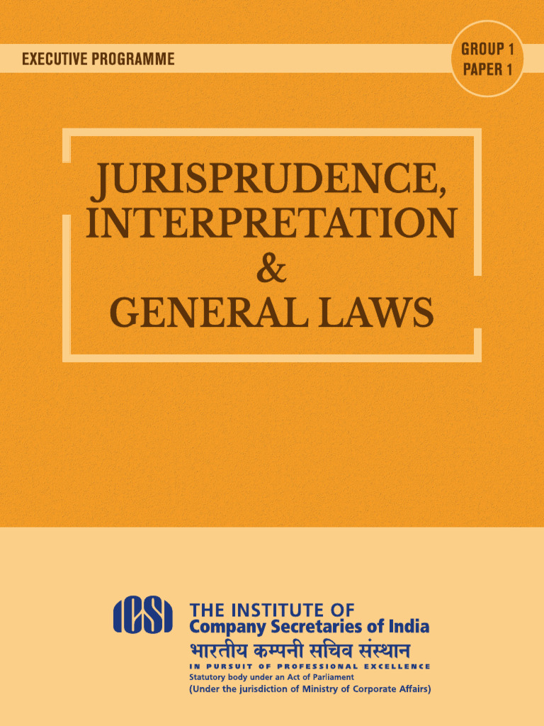 Jurisprudence & General Laws Study Guide | PDF | Tort | Administrative Law