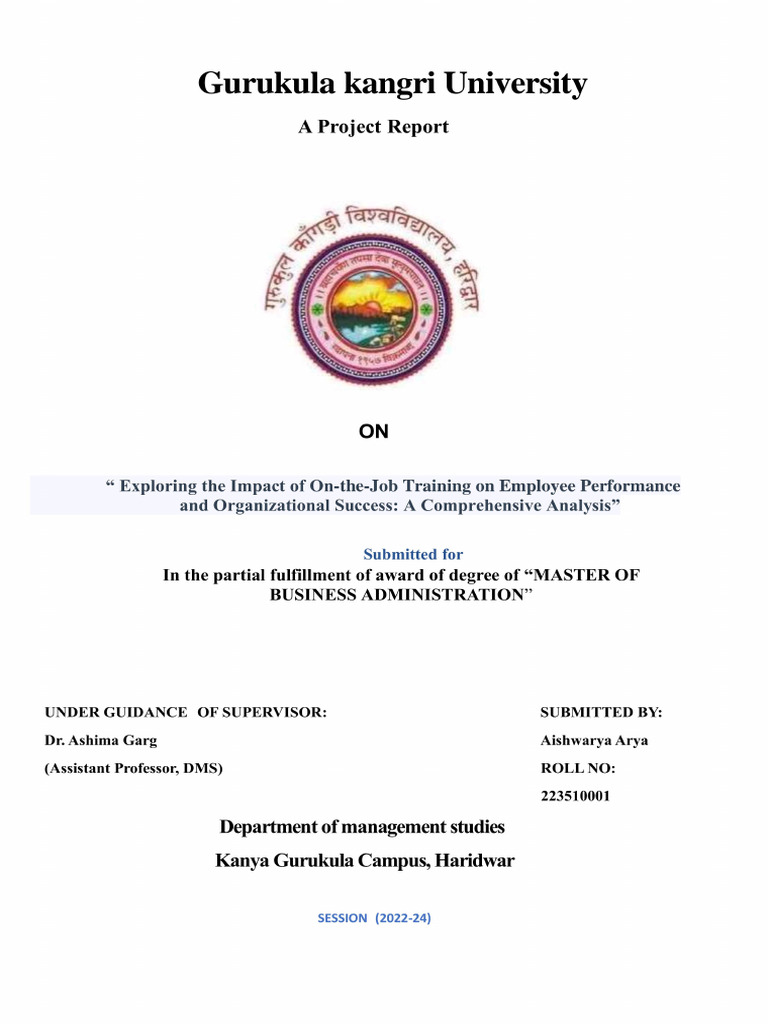 Aishwarya HUL Report | PDF