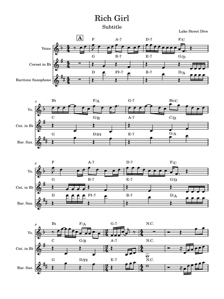 Rich Girl | PDF | Music Production | Music Of The African Diaspora