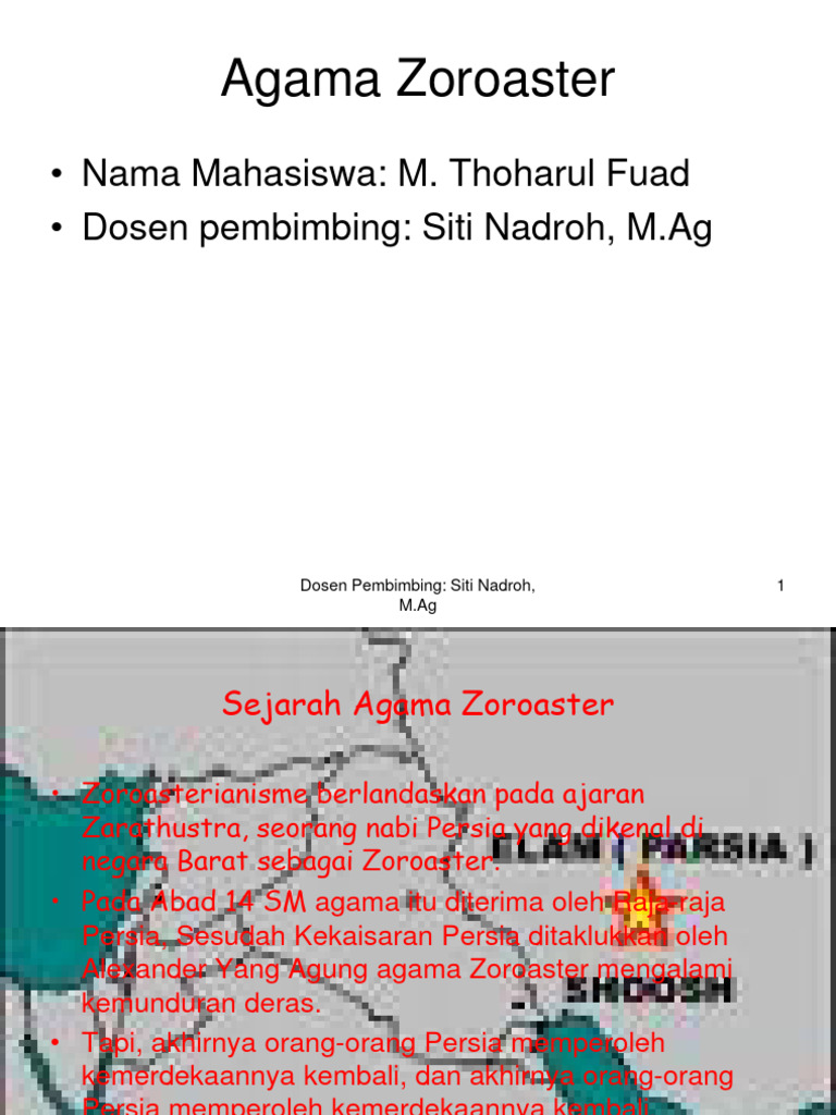 Sejarah Agama Zoroaster | PDF | Filsafat | Agama & Spiritualitas