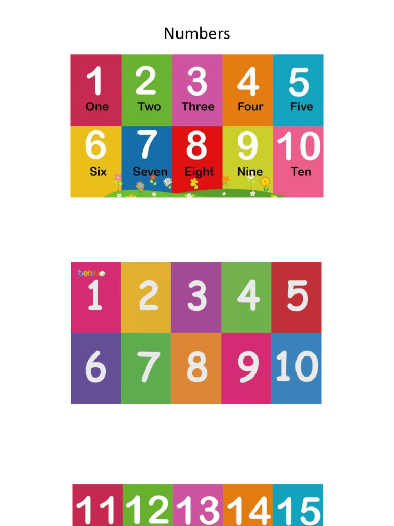 Grade 6 - 2nd Lesson - Numbers - Vocab | PDF