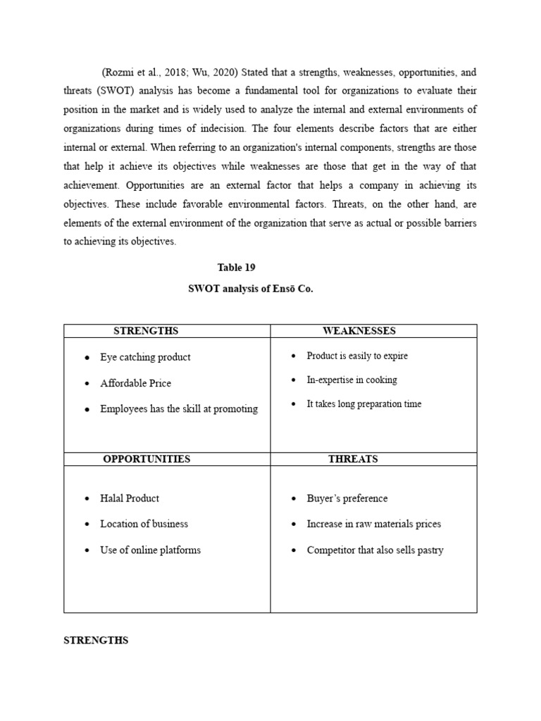SWOT | PDF | Swot Analysis | Business