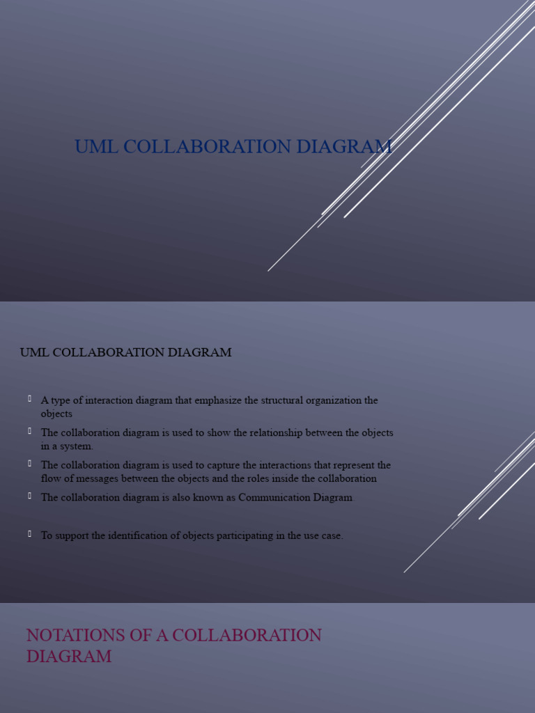 UML Collaboration Diagram | PDF
