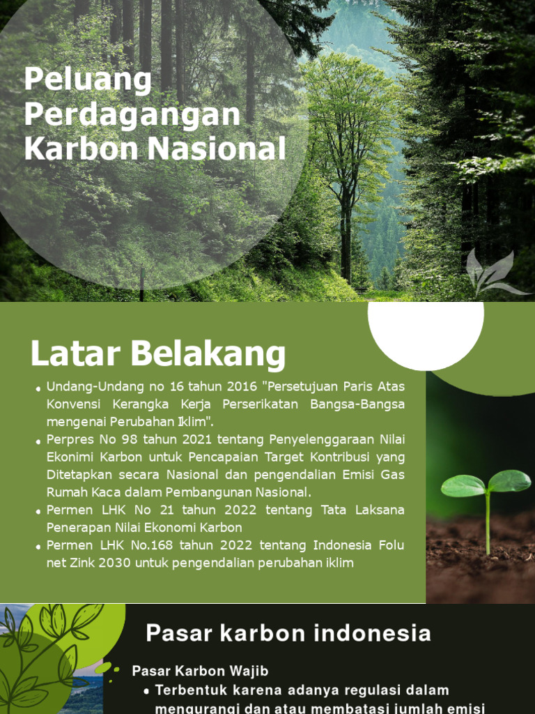 Peluang Perdagangan Karbon Nasional - 06062023 | PDF