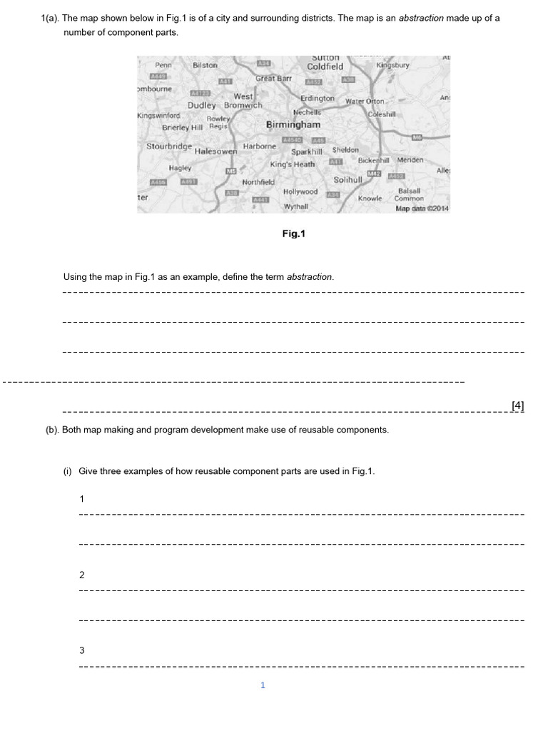 2.1.1 Thinking Abstractly-NOANSWERS | PDF | Abstraction (Computer Science) | Simulation