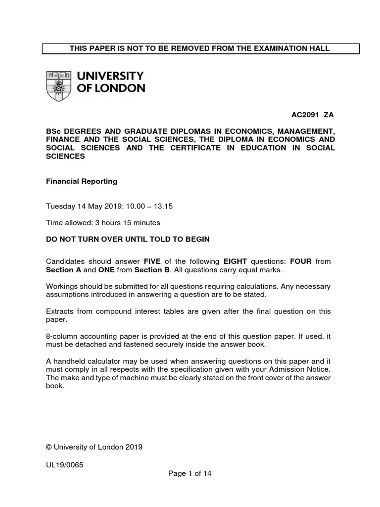 FR 2019 Paper Final | PDF | Deferred Tax | Present Value