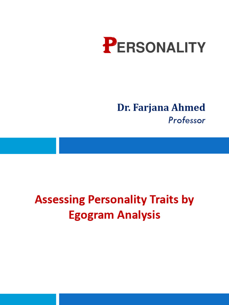 Personality Traits | PDF | Id | Behavioural Sciences