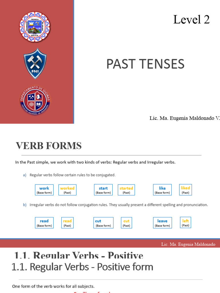2nd - L7 - Past Simple | PDF