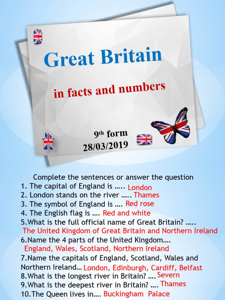 Great Britain in Numbers | PDF | London | United Kingdom