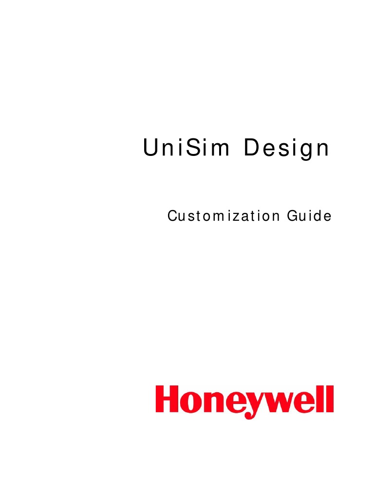 UniSim Design Customization Guide | PDF | Component Object Model ...