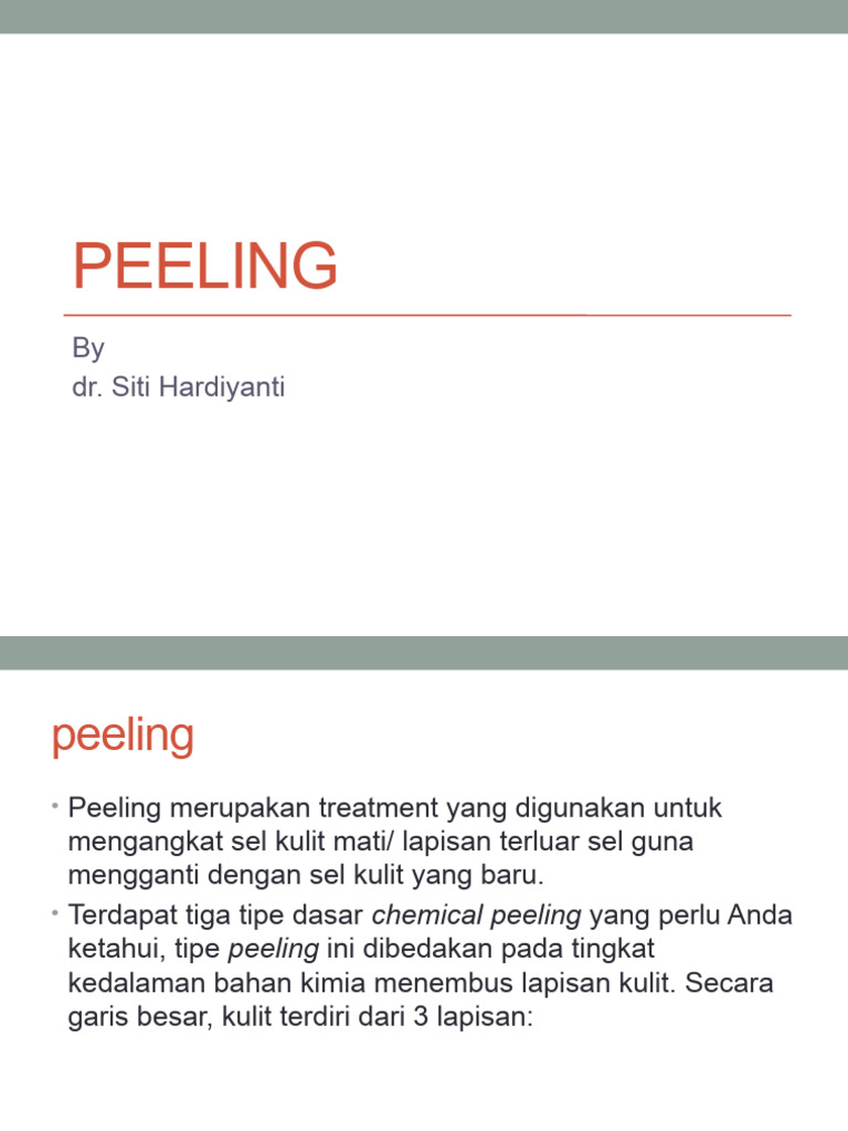 Peeling AHA | PDF