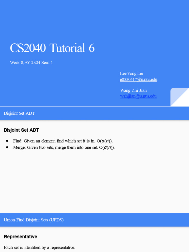 CS2040 Tutorial 06 Slides 1 | PDF | Cybernetics | Computer Data