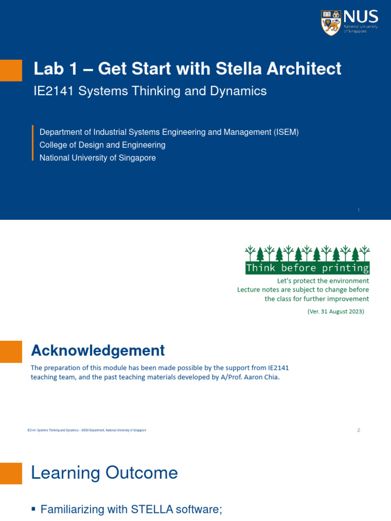 Lab 1 - Get Start With Stella Architect | PDF | Computing | Software