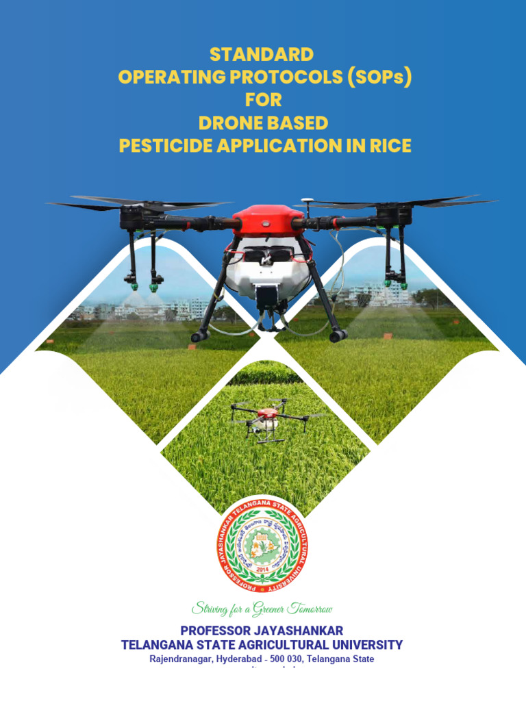Drone SOPs for Pesticide in Rice | PDF | Agriculture | Unmanned Aerial ...