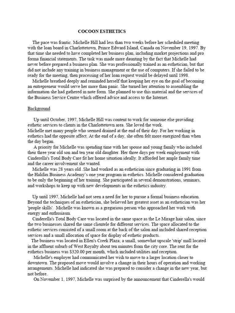 Cocoon Case Study | Download Free PDF | Loans | Debt