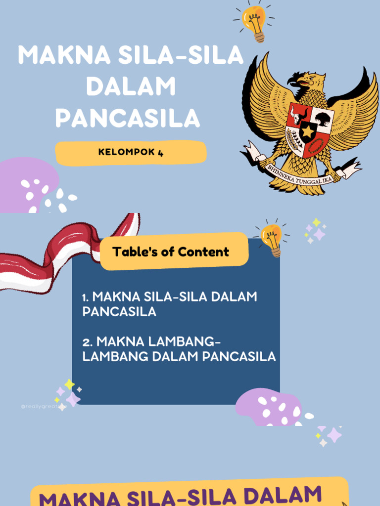 Makna Sila-Sila dalam Pancasila | PDF