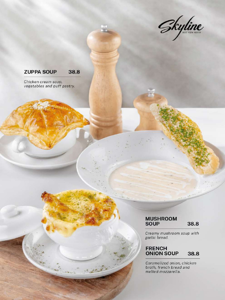 Skyline Menu | PDF