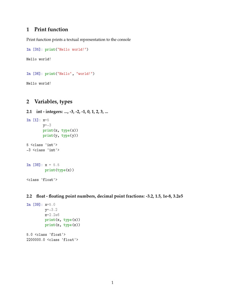 Lab 1 | PDF | Data Type | Boolean Data Type
