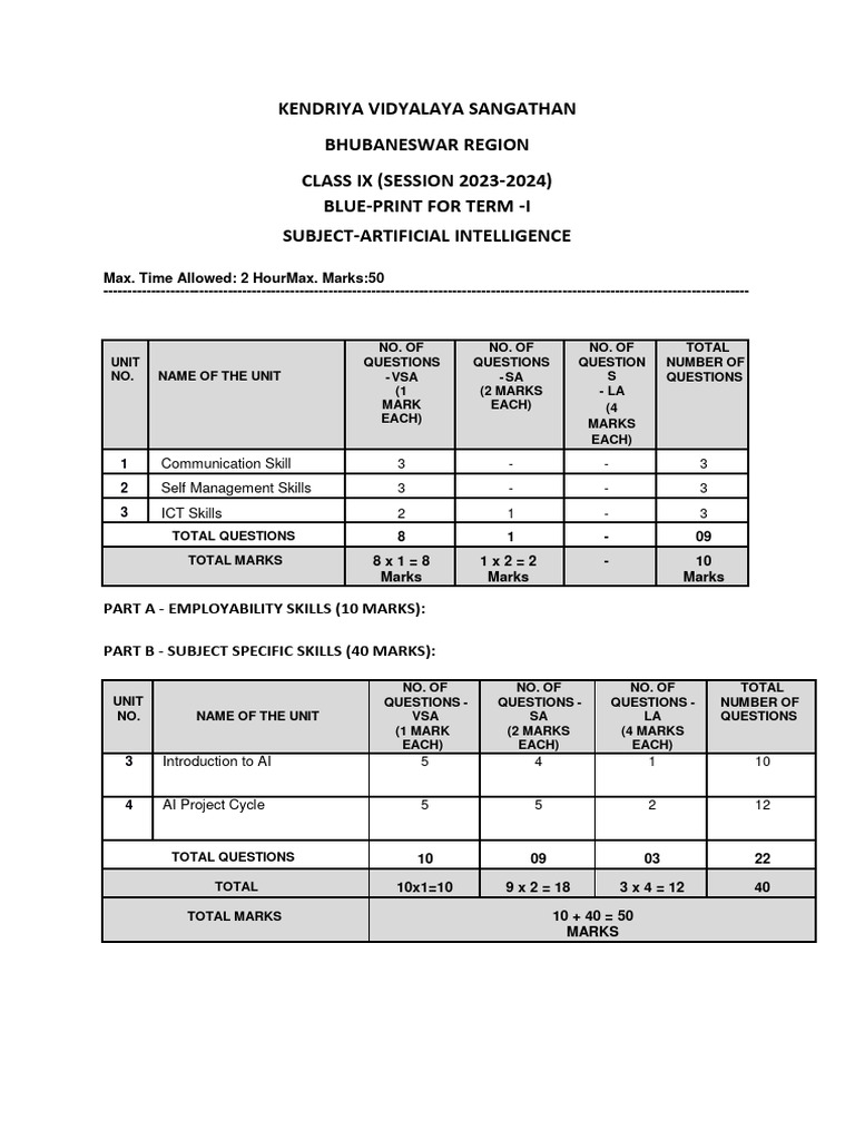 Class Ix Ai-Bp | PDF | Intelligence | Computing