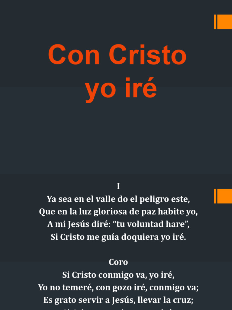 #54 Con Cristo Yo Ire | PDF