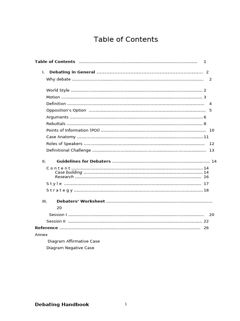 Debating Handbook NSDC | PDF | Capital Punishment | Argument Debating Handbook NSDC | PDF | Capital Punishment | Argument