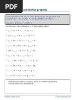 Properties of Multiplication Grade 3 Worksheets | PDF