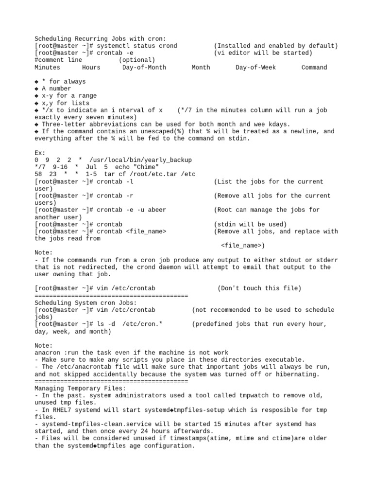Chapter4 Scheduling Future Linux Tasks | PDF | Utility Software | Computer Architecture