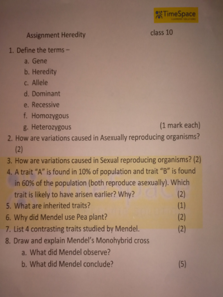 Mohan Assignment Heredity Pdf Zygosity Dominance Genetics 4110