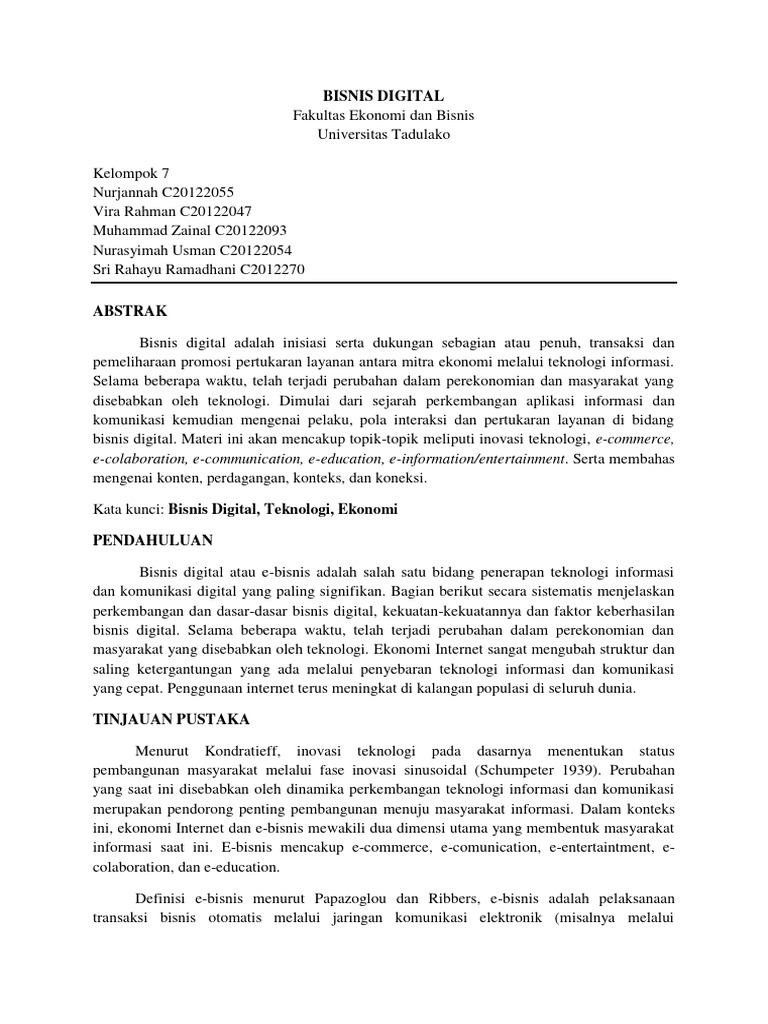 Kel. 7 Resume Bisnis Digital | PDF