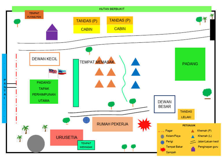 Rencana Tata Letak Fasilitas Dewan | PDF