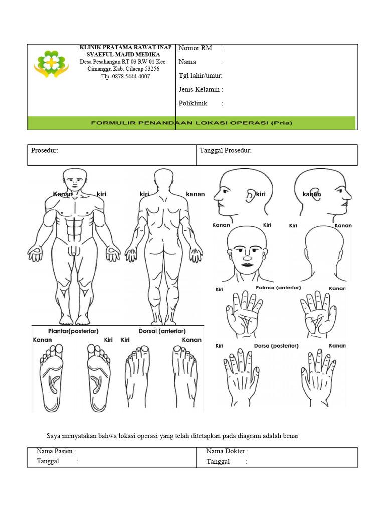 Form Penandaan Sisi Operasi | PDF