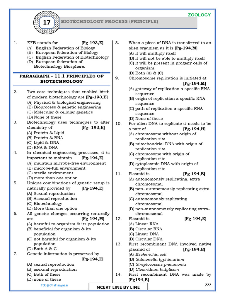 NLBL Bio Tech Princiles | PDF | Restriction Enzyme | Plasmid