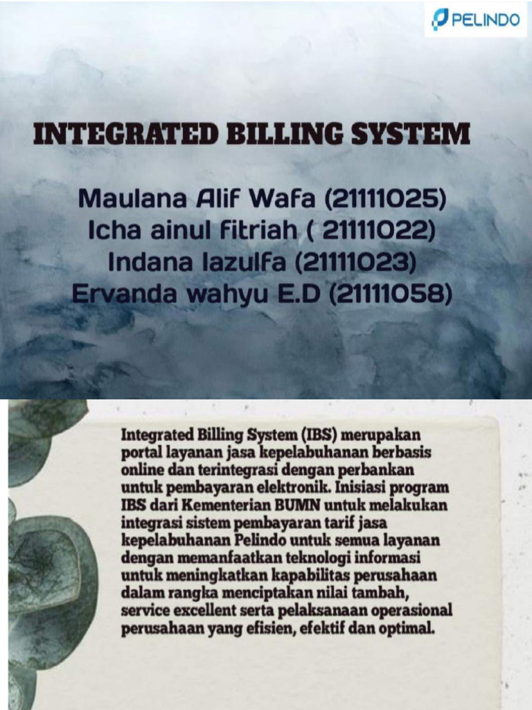 INTEGRATED BILLING SYSTEM-dikompresi | PDF
