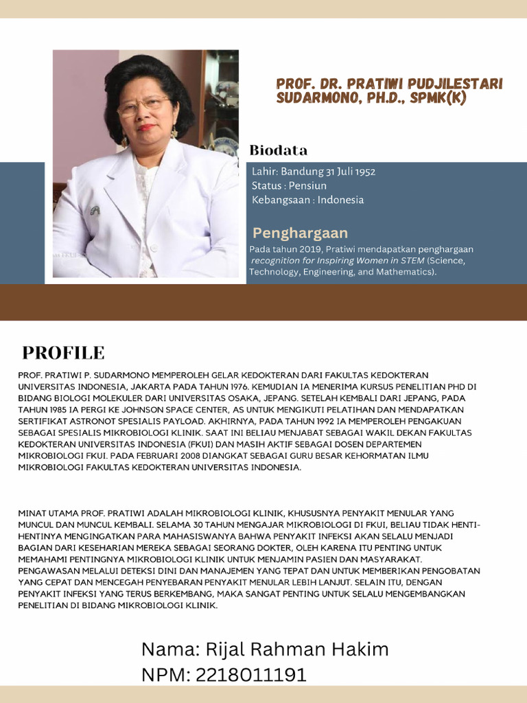 Rijal Rahman Hakim - Riwayat Hidup Dokter | PDF