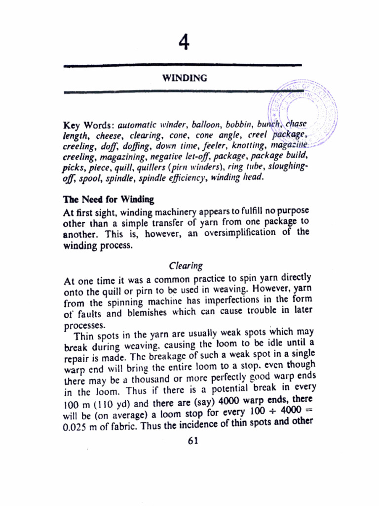 Assignment | PDF | Spinning (Textiles) | Spindle (Textiles)