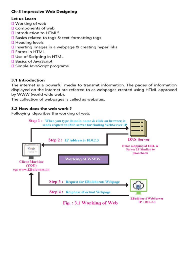 ch-3 Impresive Web Designing | PDF