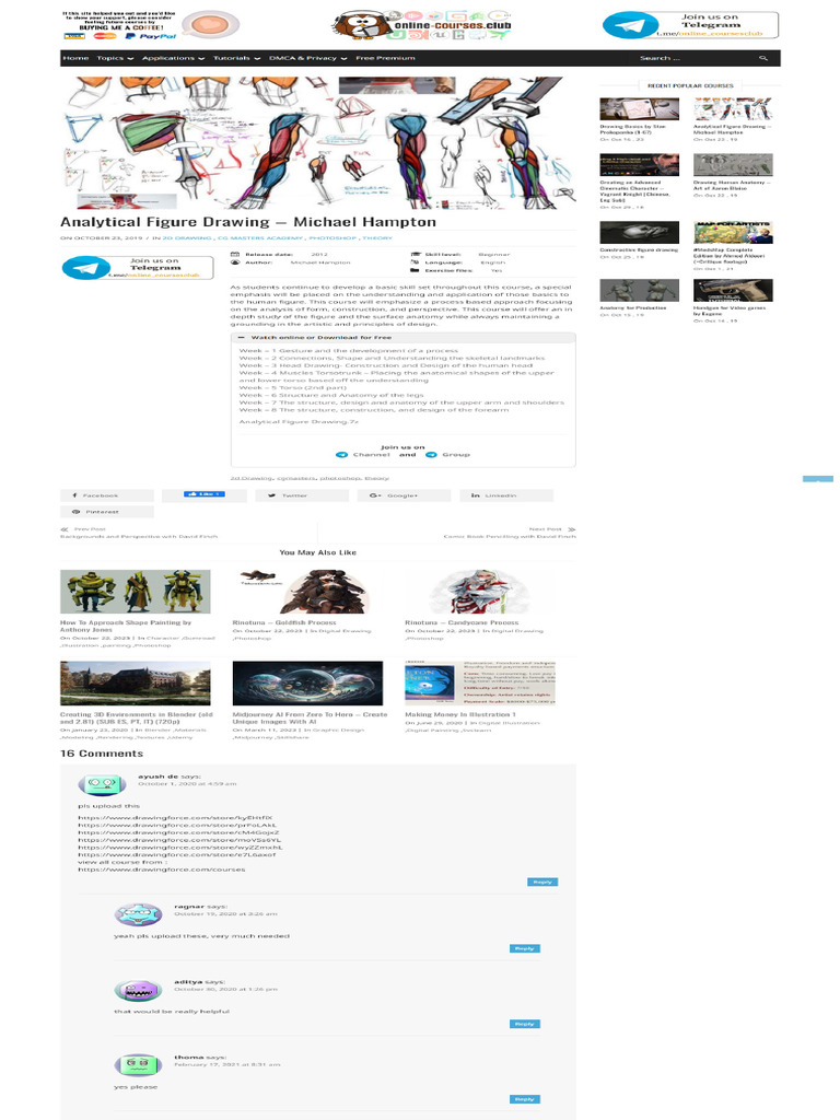 FireShot Capture 009 - Analytical Figure Drawing - Michael Hampton ...