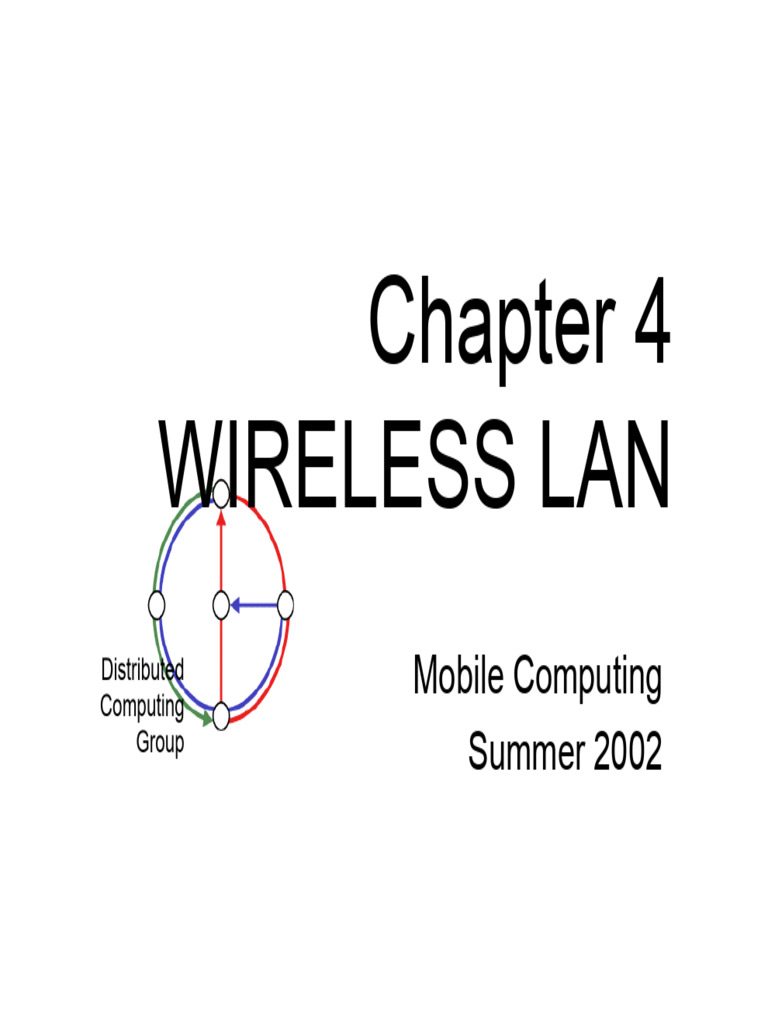 Chapter 4 Wireless Lan Original | PDF