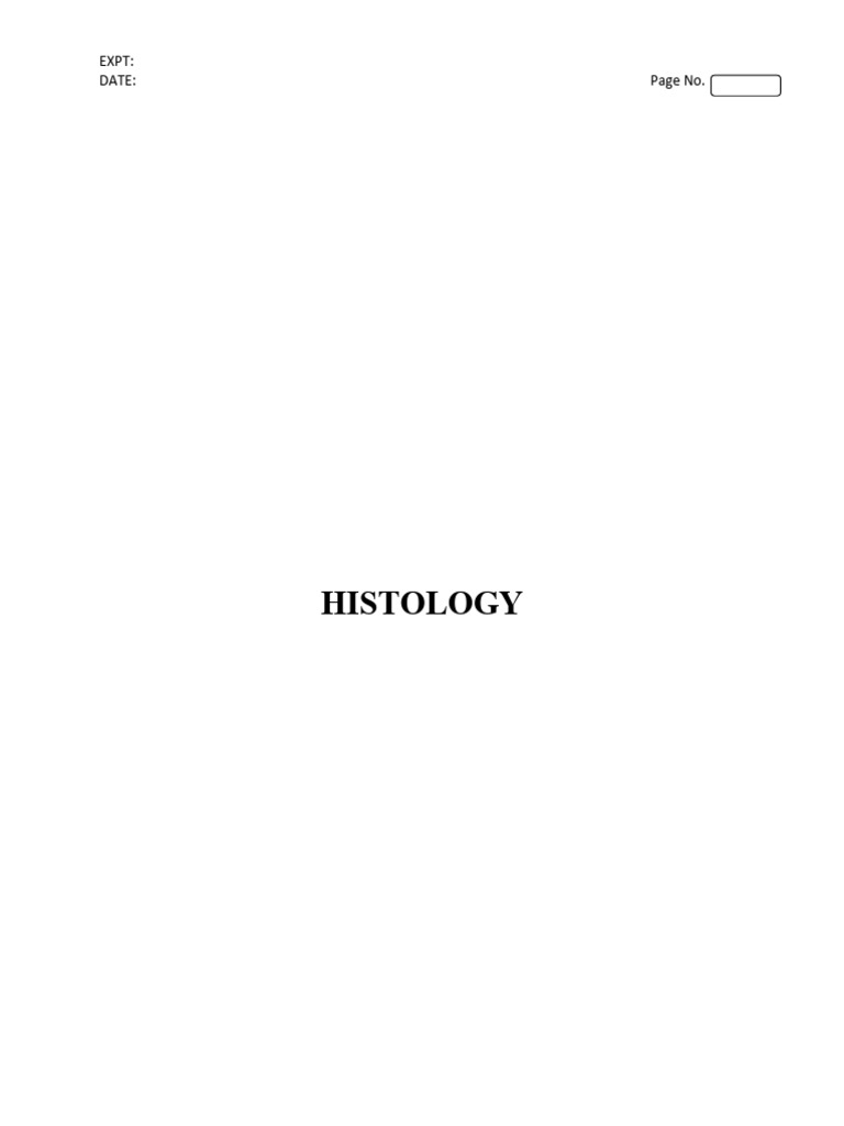Histology-Epithelial and Connective Tissue | PDF
