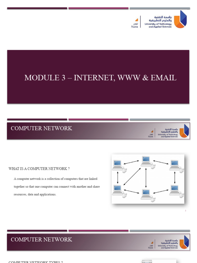 Module 3 | PDF | Computer Network | World Wide Web Module 3 | PDF | Computer Network | World Wide Web