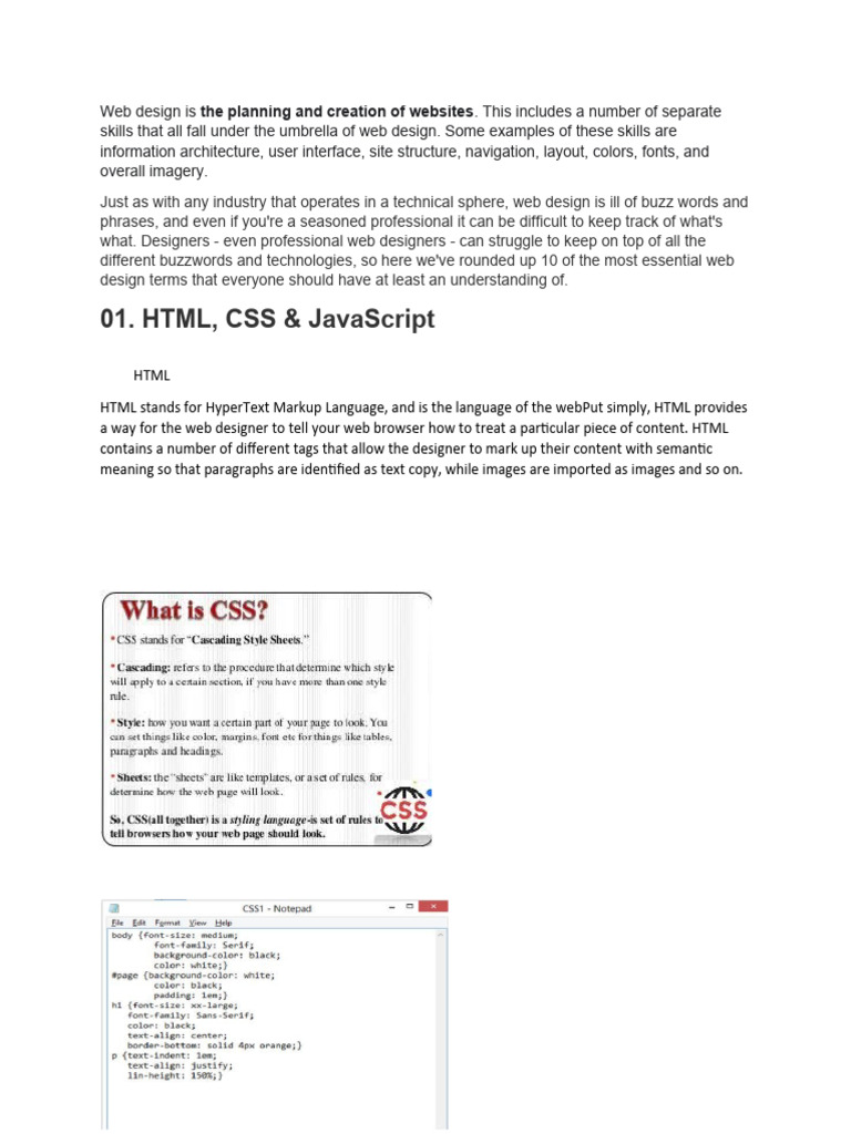 Web Dsign | PDF | World Wide Web | Internet & Web