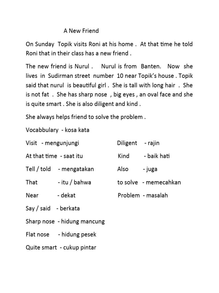 A New Friend | PDF | Food Ingredients | Cooking