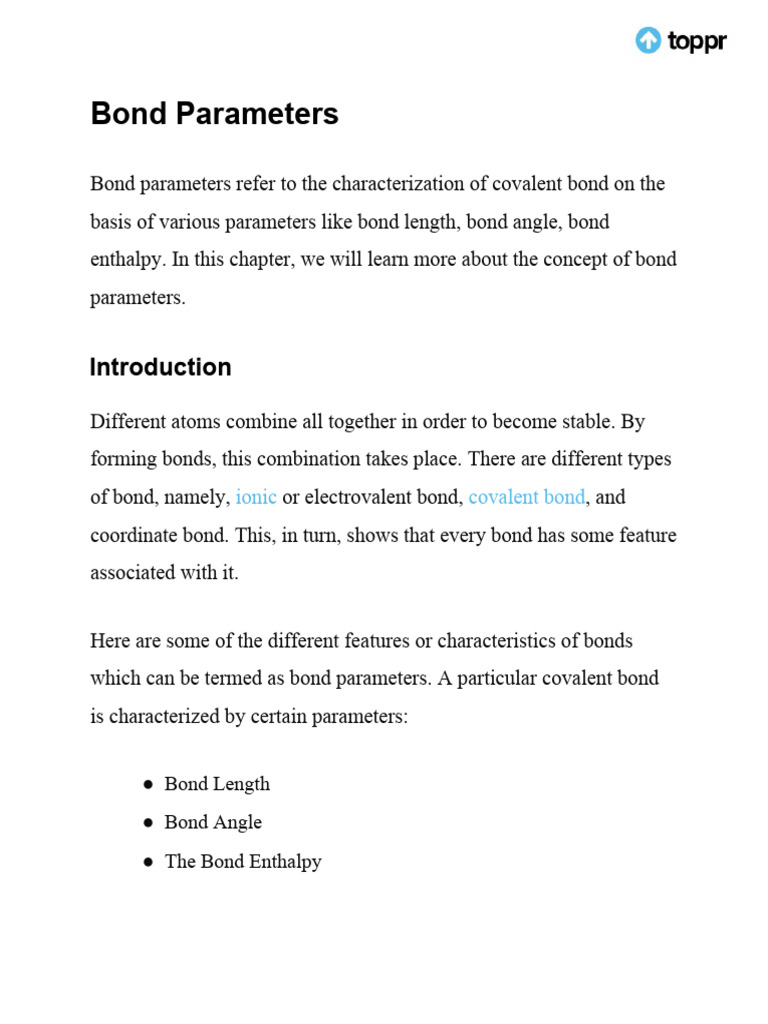 CBSE Class 11 Chemistry Chapter 4 Chemical Bonding and Molecular ...