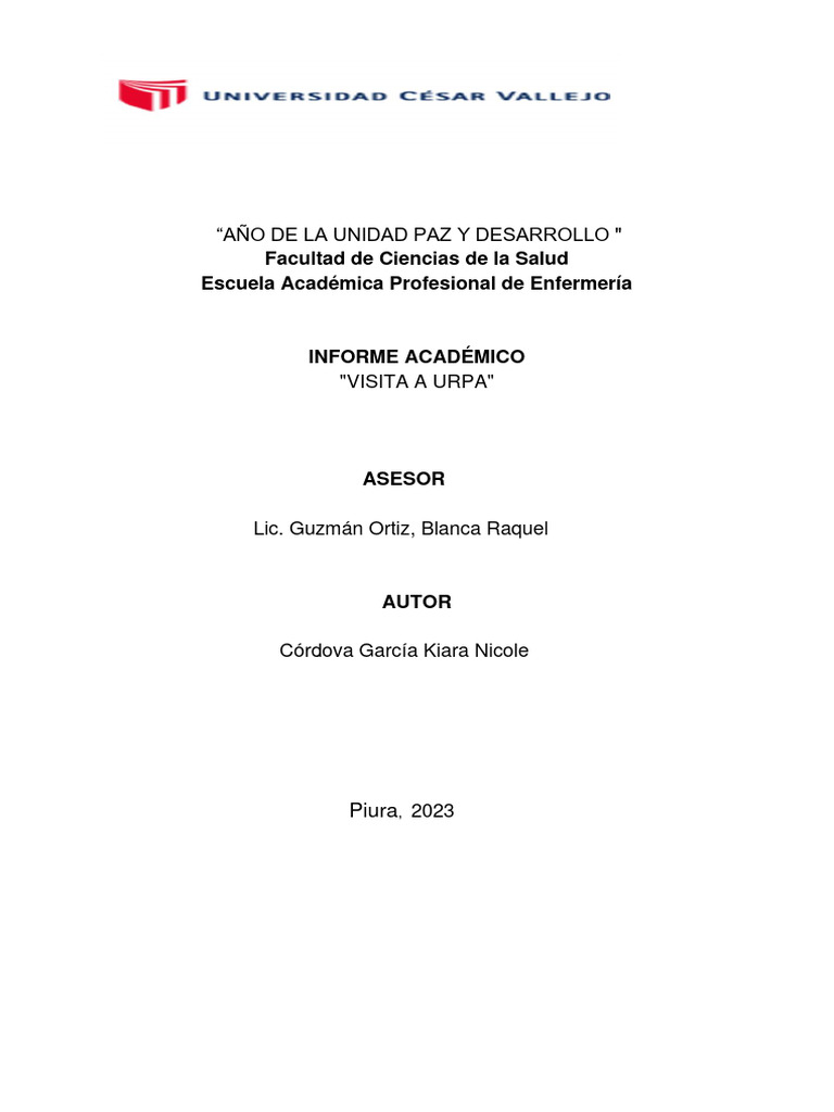 Informe sobre Cuidados en URPA | PDF | Anestesia | Cirugía