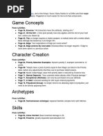 Lancer Combat Cheatsheet | PDF | Military Technology