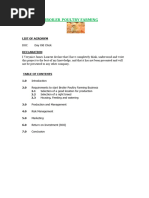 Broiler Production Business Plan | PDF | Poultry | Poultry Farming