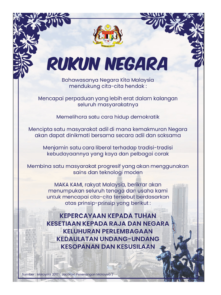 Ikrar Rukun Negara | PDF Ikrar Rukun Negara | PDF
