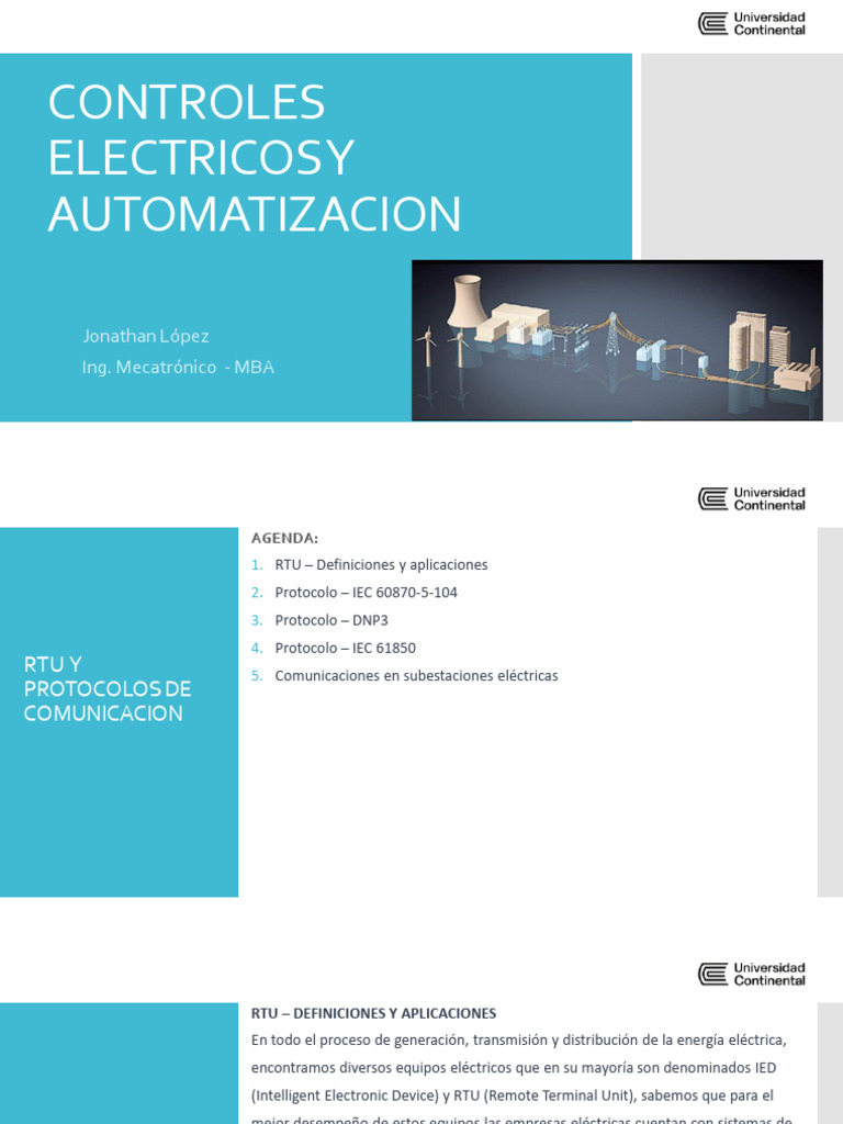 Rtu y Protocolos de Comunicacion | PDF