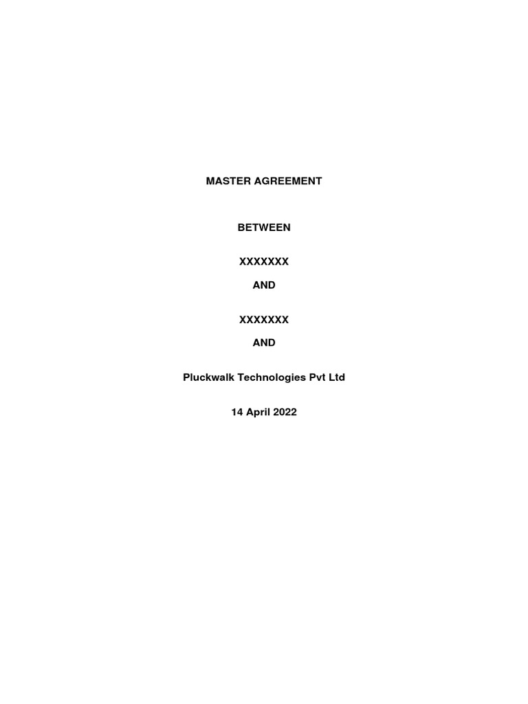 Contract Draft | PDF | Indemnity | Employment