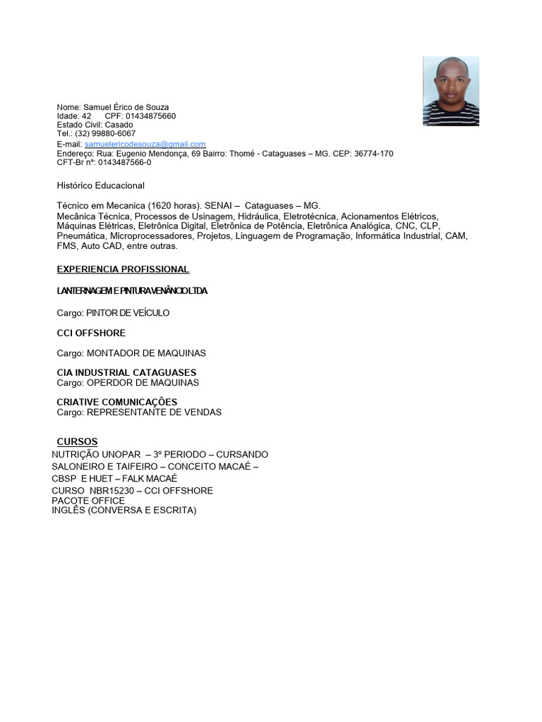 CV Samuel 2023 | PDF